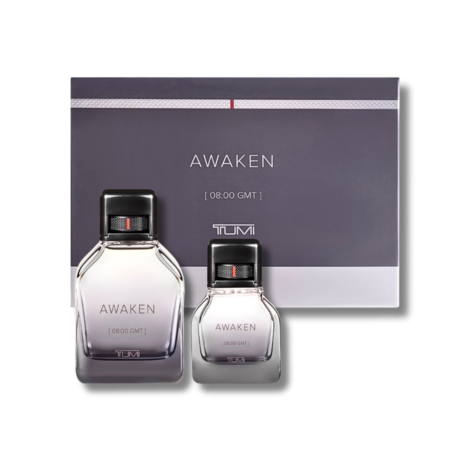 Tumi Awaken Gift Set Eau De Parfum 3.4FL.OZ & 1.0FL.OZ For Men ...